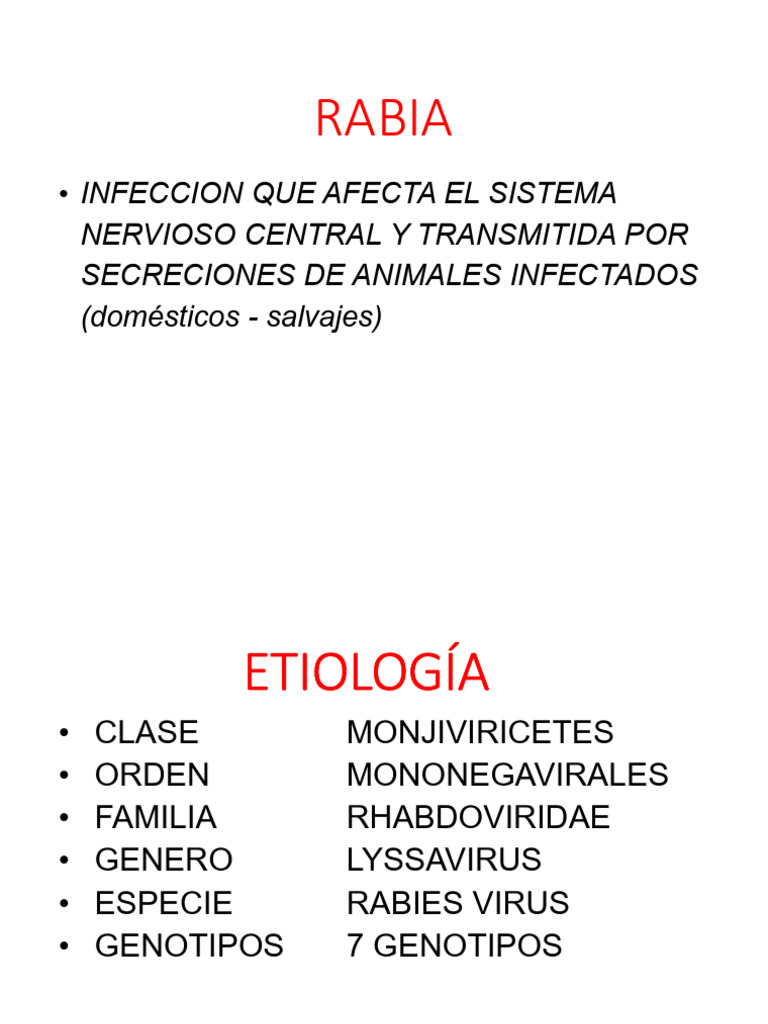 Rabia | PDF | Rabia | Inmunología