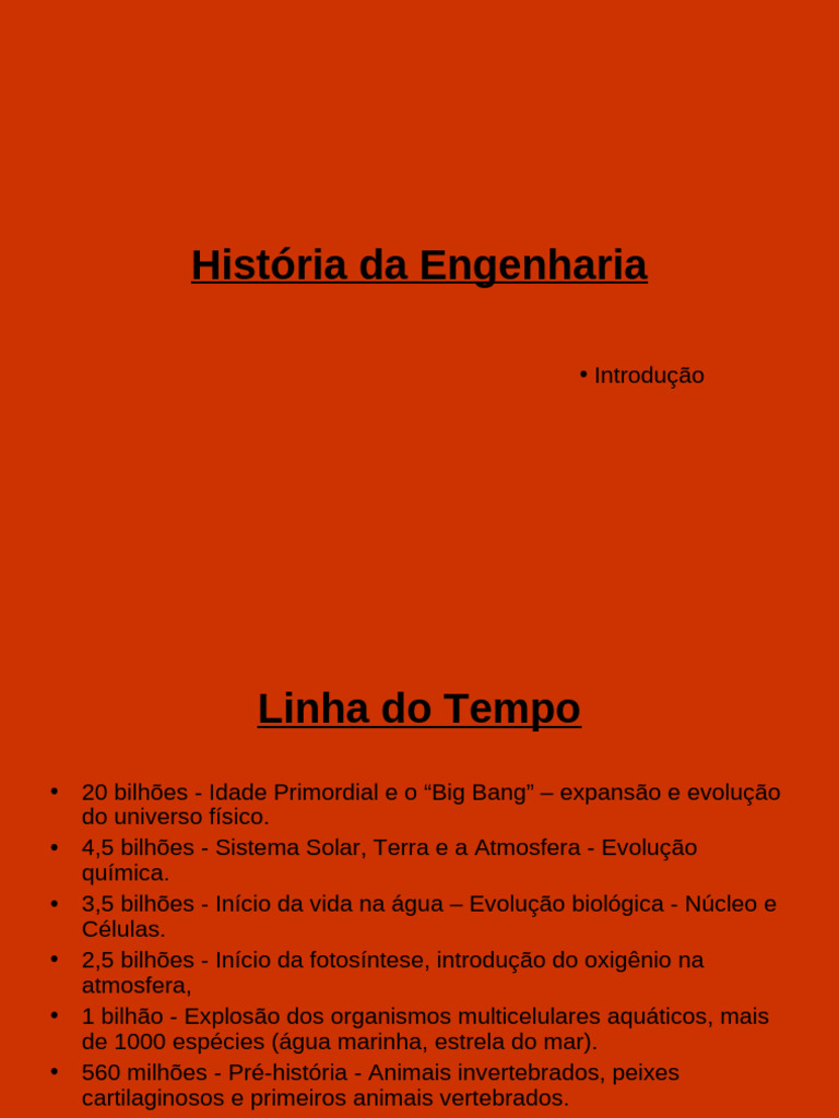 História Da Engenharia E Invenções Pdf Engineering Science