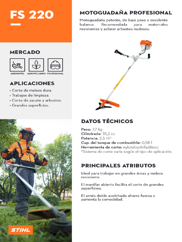 Ficha FS 220 - FS-220 | PDF