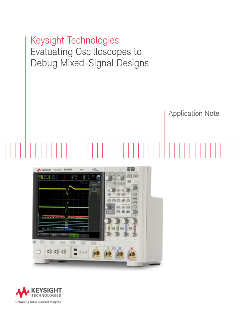 Evaluating Oscilloscopes To Debug Mixed-Signal Designs - 5989-3702EN | PDF | Microcontroller ...