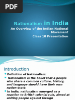 Class 10 History - Nationalism in India Map-Work | PDF