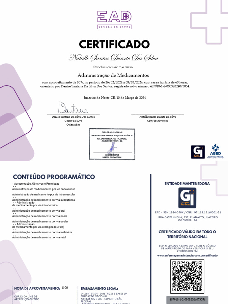 Certifica Do | PDF