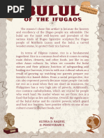 Bulul, Also Known As Bul-Ul or Tinagtaggu, Is A Carved Wooden Figure ...