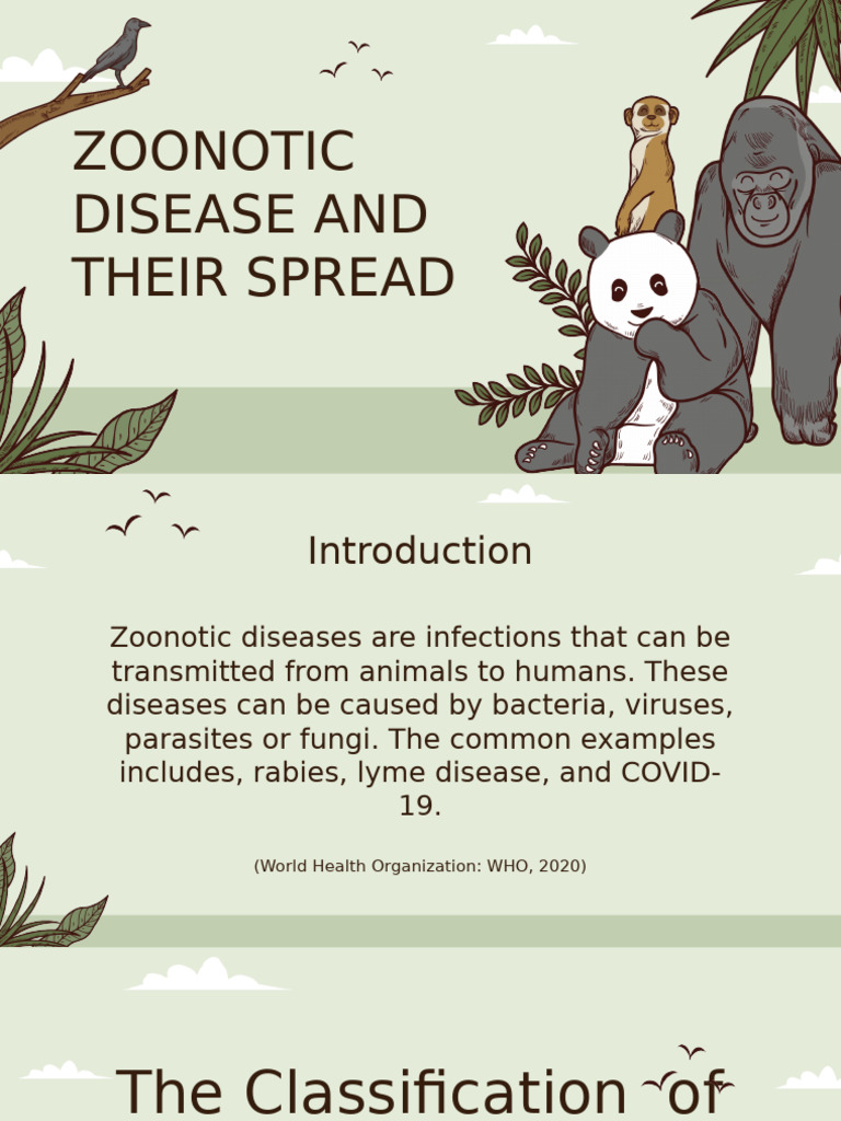 Zoonotic Diseases | PDF | Parasitism | Environmental Social Science