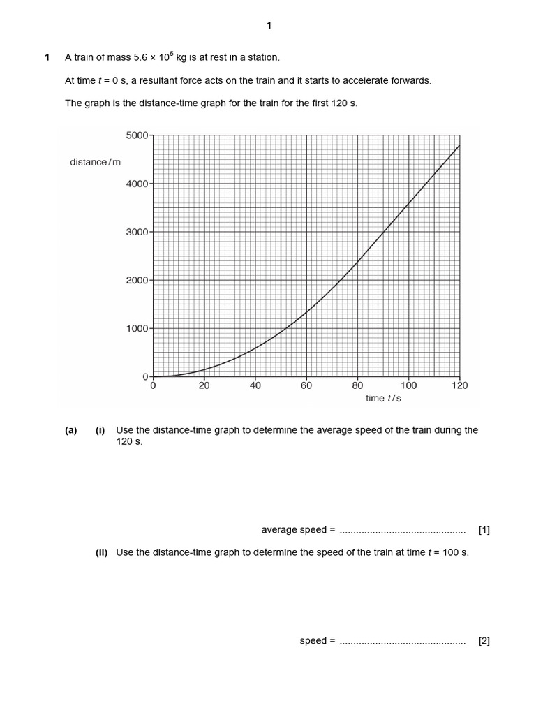 Kinematics Revision Sheet-2 | PDF | Speed | Acceleration