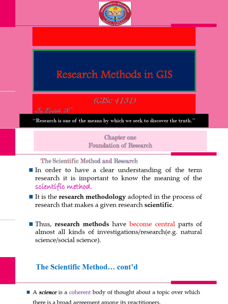 Research Methods in GIS | PDF | Scientific Method | Theory