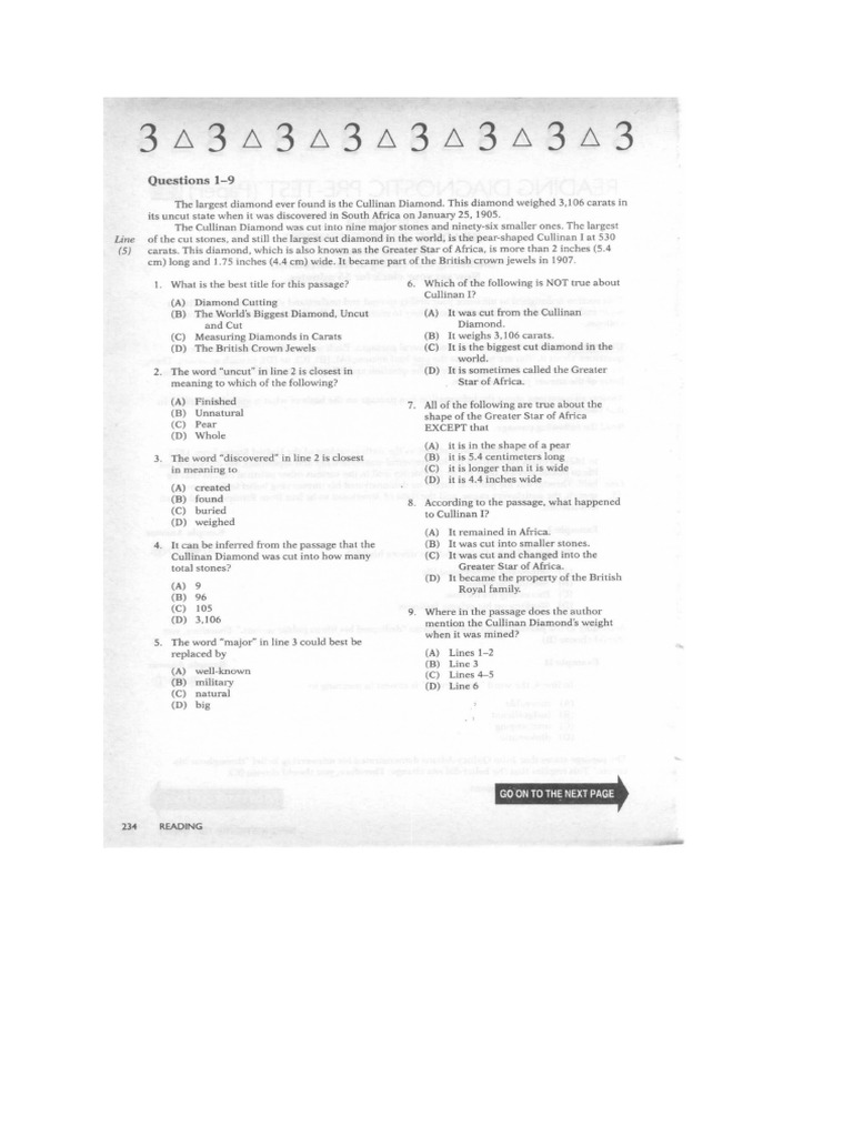 Reading Comprehension Practice 1 | PDF