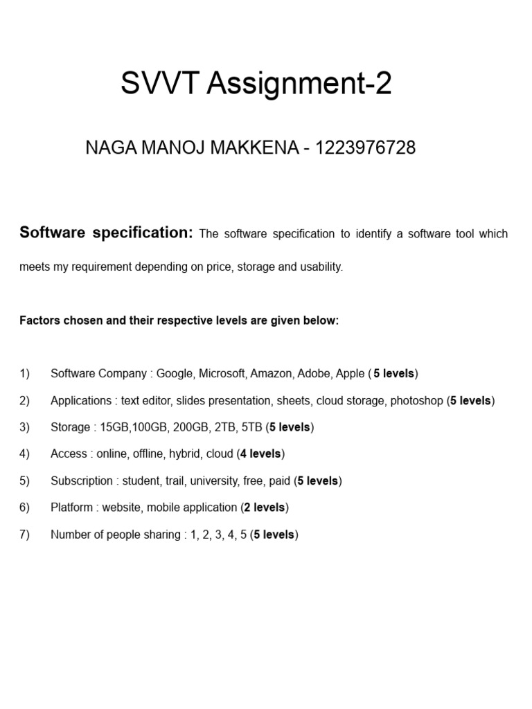 SVVT Assignment-2 | PDF