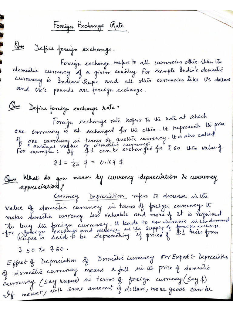 Foreign Exchange | PDF