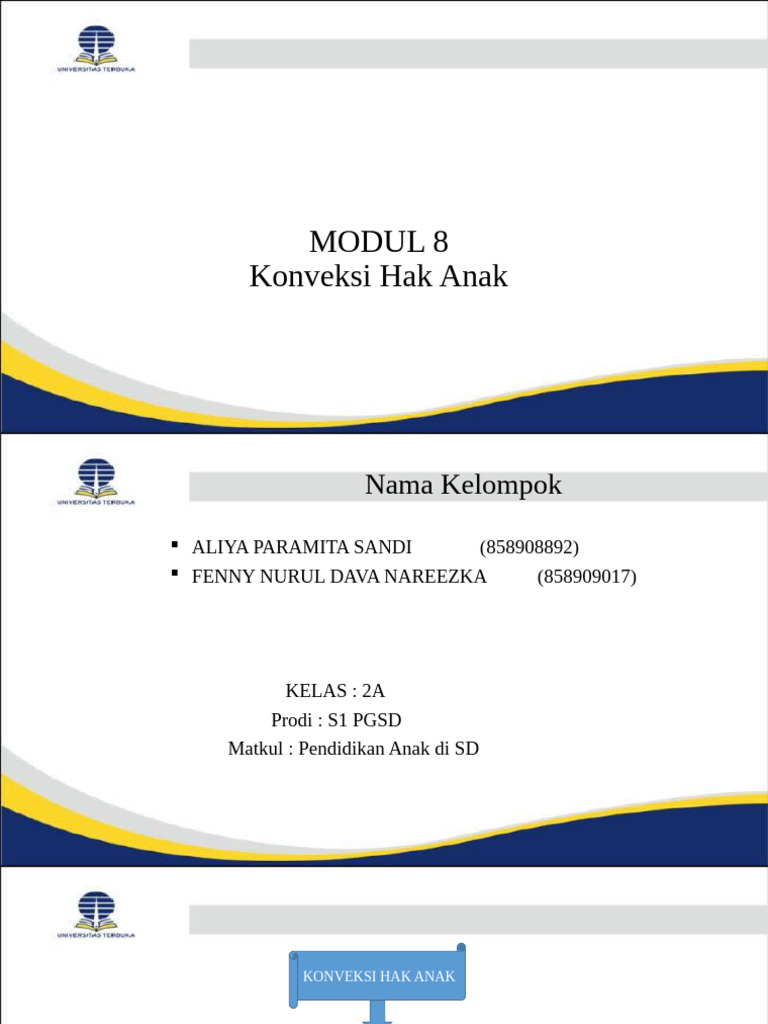 MODUL 8 PENDIDIKAN ANAK Di SD | PDF