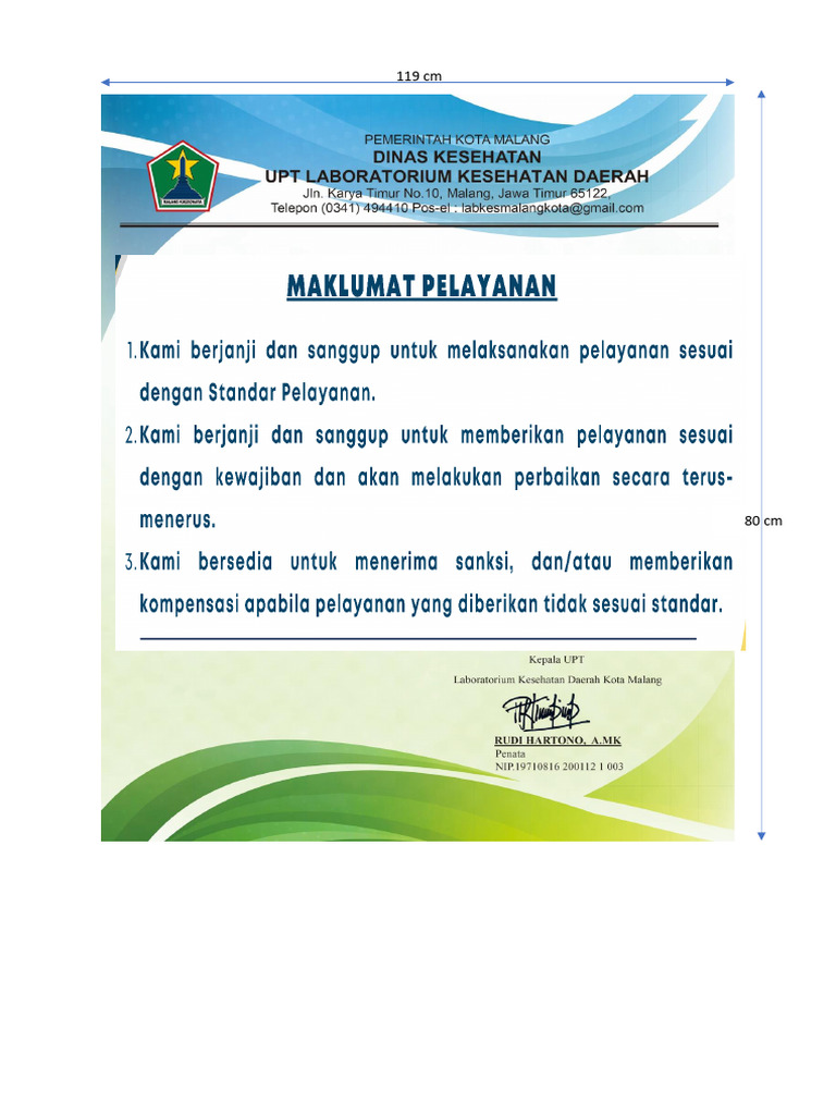 Maklumat Pelayanan | PDF