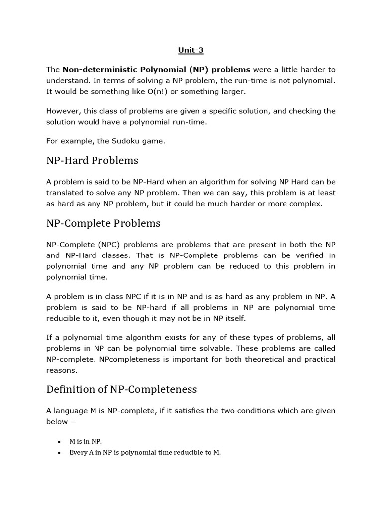 mlds unit3 | PDF | Time Complexity | Computer Science