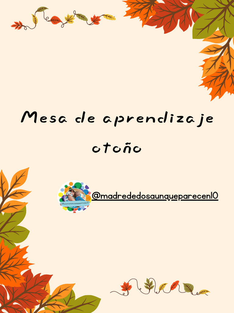 Actividades de Otoño en la Mesa | PDF