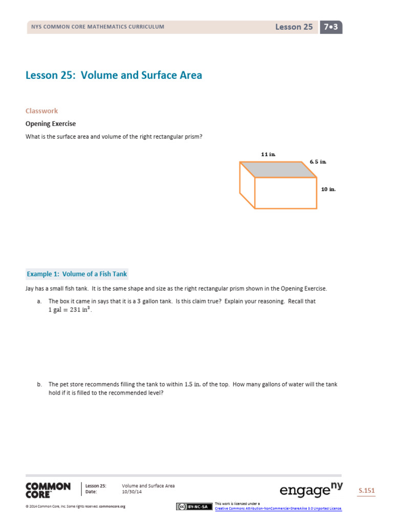 Math g7 m3 Topic C Lesson 25 Student | PDF