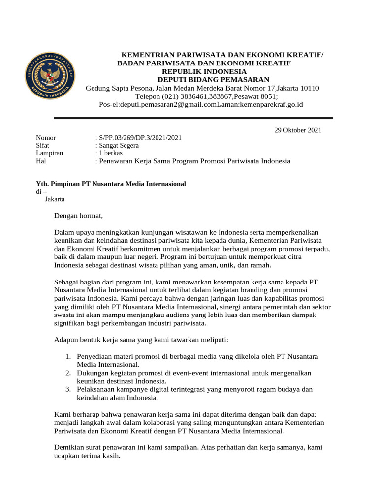 PS Penawaran | PDF | Bisnis | Seni