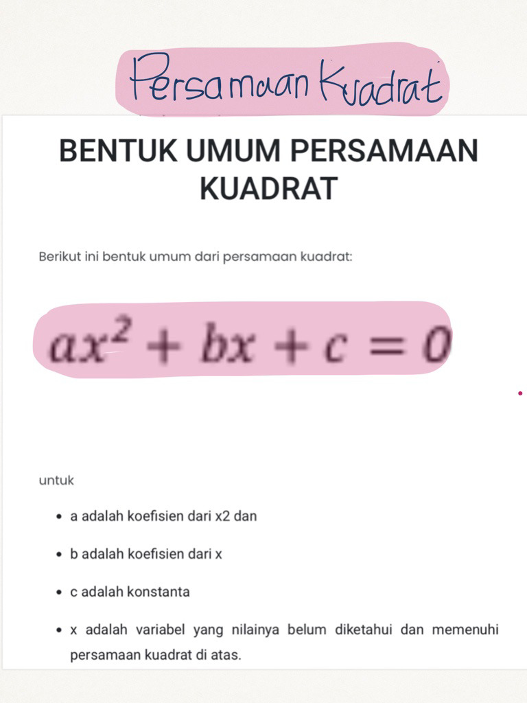Persamaan Kuadrat 2 | PDF