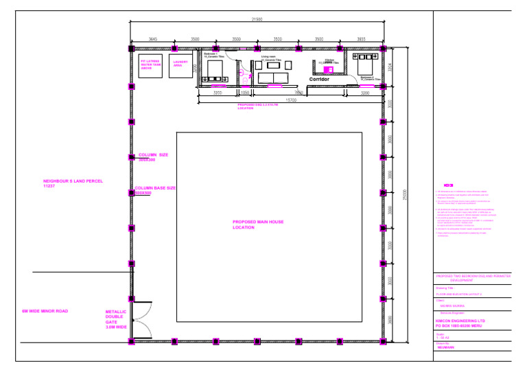 DSQ and Perimeter Draft 2 No Elevations | PDF | Pipe (Fluid Conveyance ...