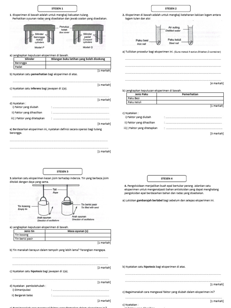 Sains Tingkatan 4 | PDF
