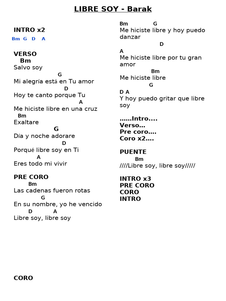 Libre Soy Barak | PDF