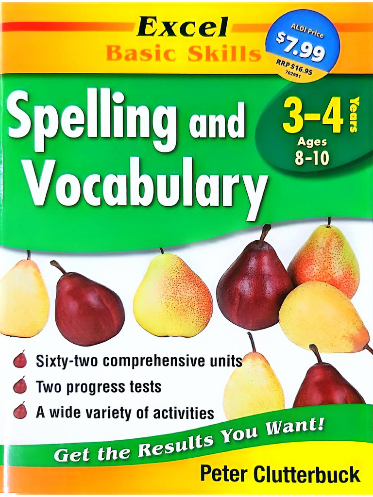 Excel Spelling and Vocabulary Y3 Y4 | PDF