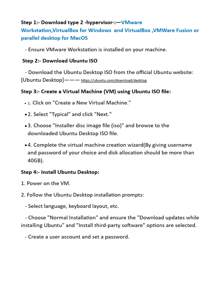 Installationsteps | PDF | Virtual Machine | Sudo