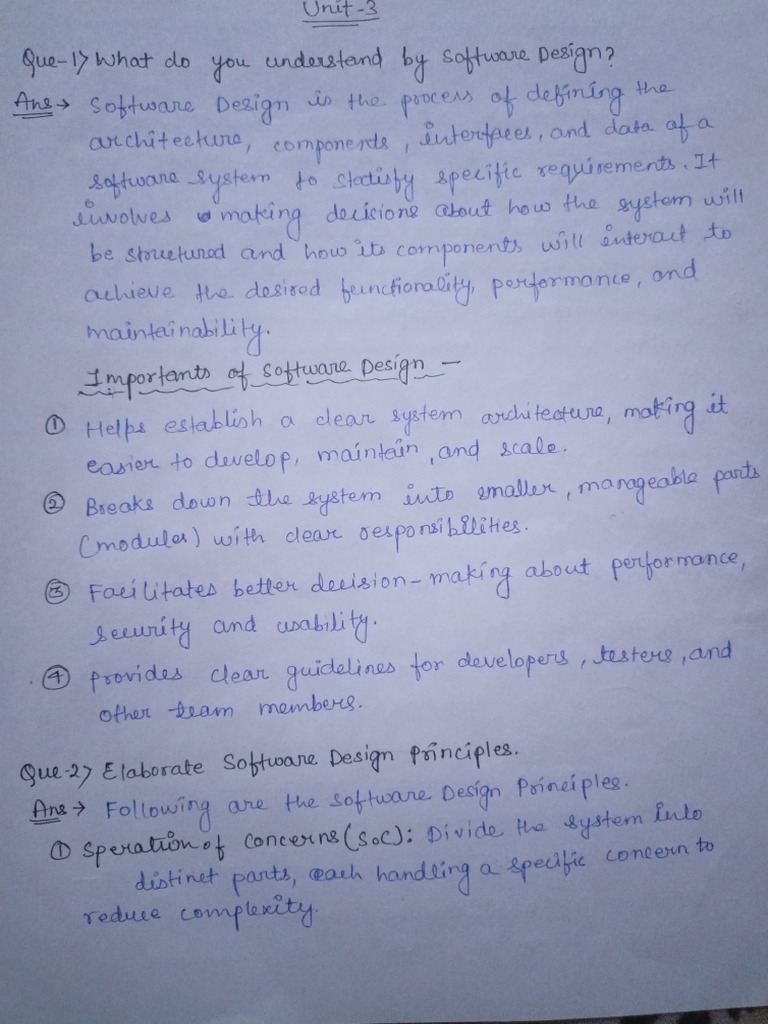 Unit 3 Software | PDF