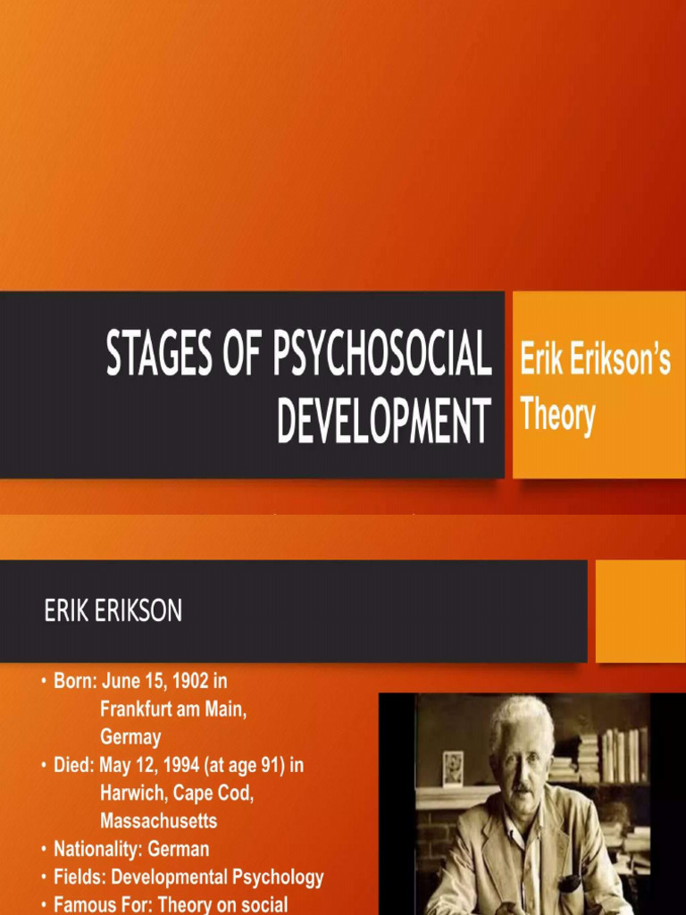 Erik Erikson Lecture | PDF