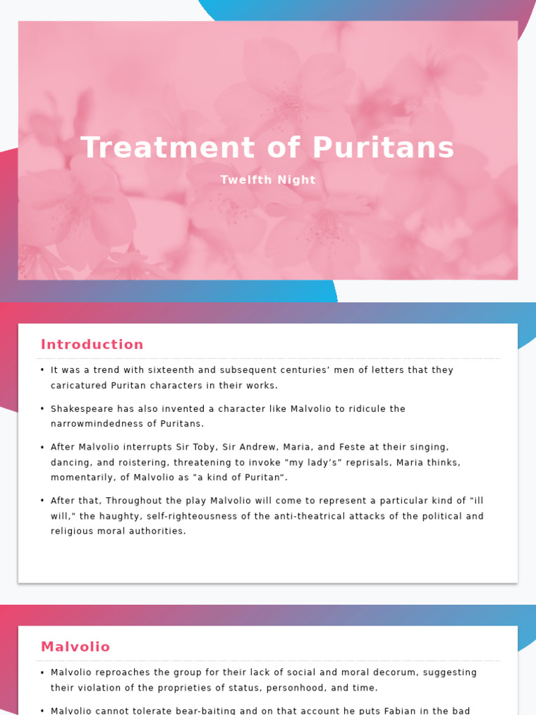 Shakespeare's Puritan Parody | PDF