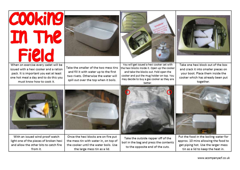 Hexi Cooker Guide for Cadets | PDF