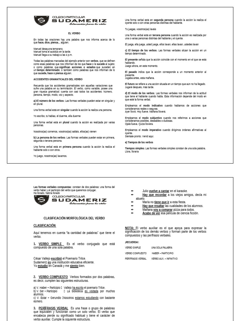 Iii Unidad - 2 | PDF | Verbo | Tiempo gramatical Iii Unidad - 2 | PDF | Verbo | Tiempo gramatical