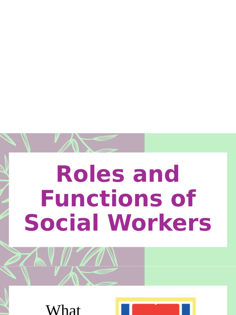 SOCWORK-2 | PDF | Social Work | Mediation
