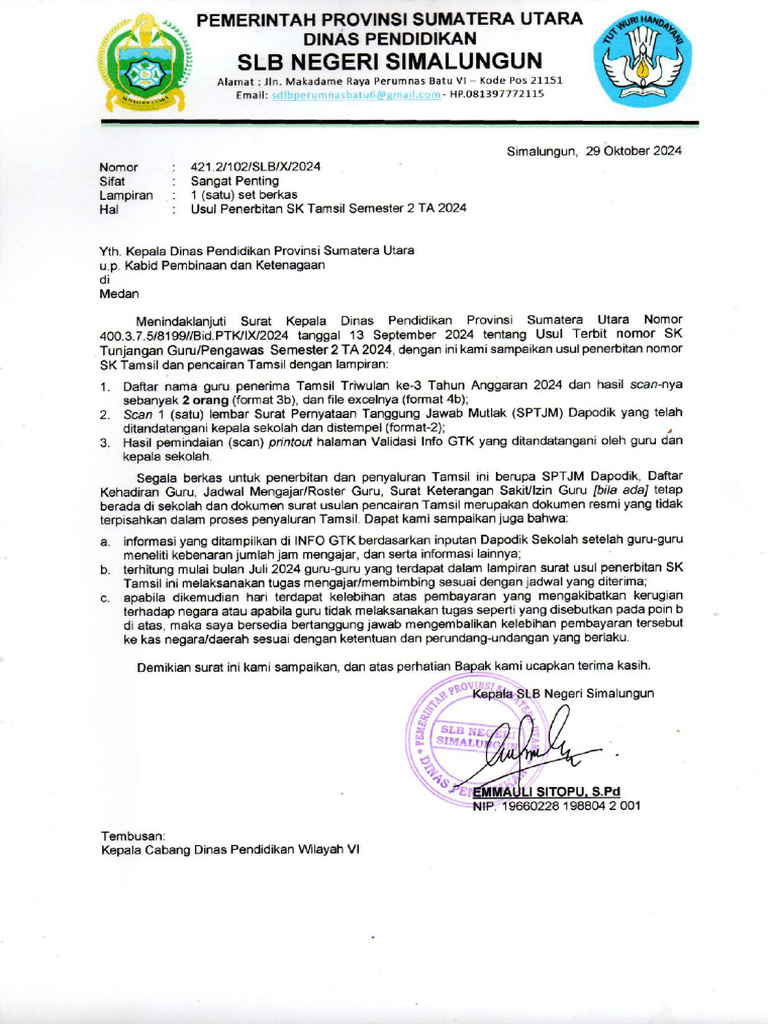 Usul Tamsil 2024 | PDF