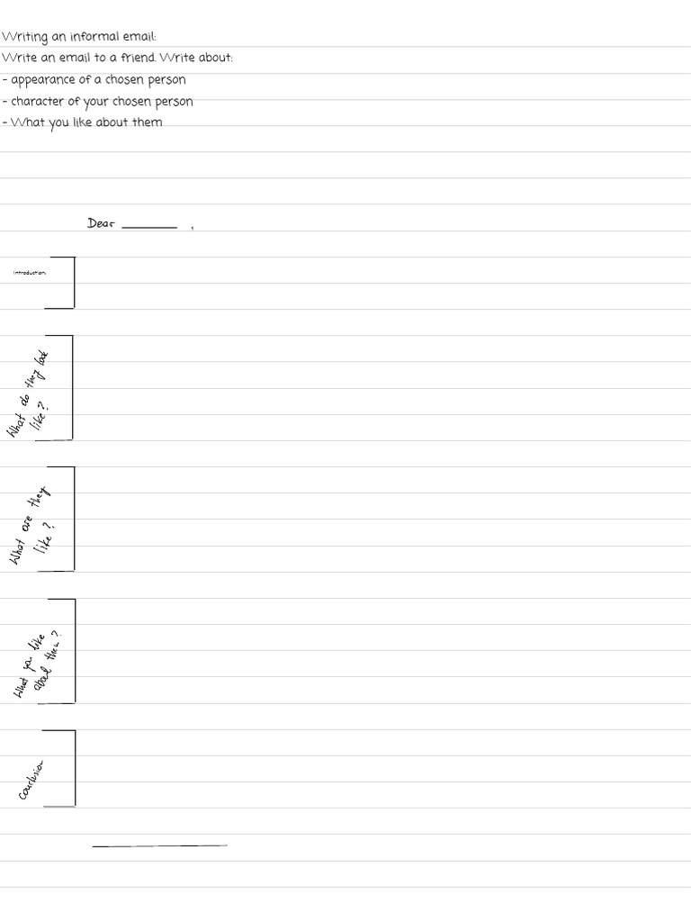Informal Email Template | PDF