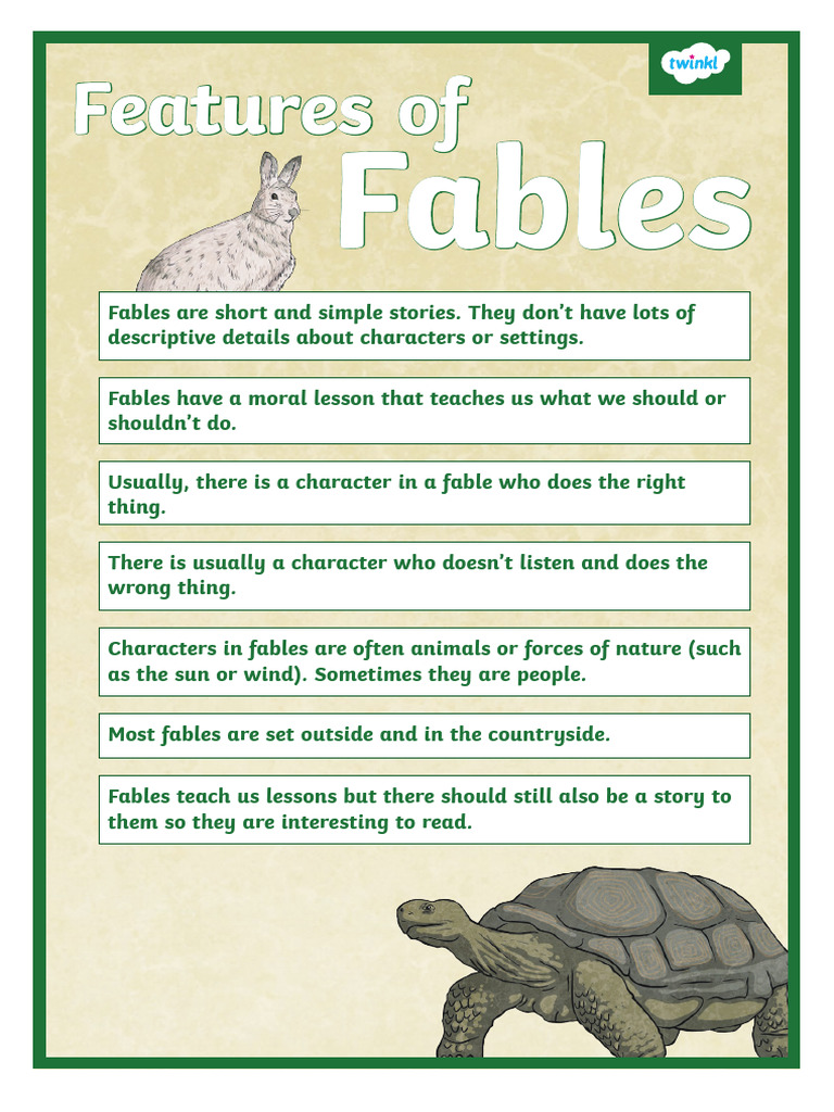 Feature of Fables | PDF