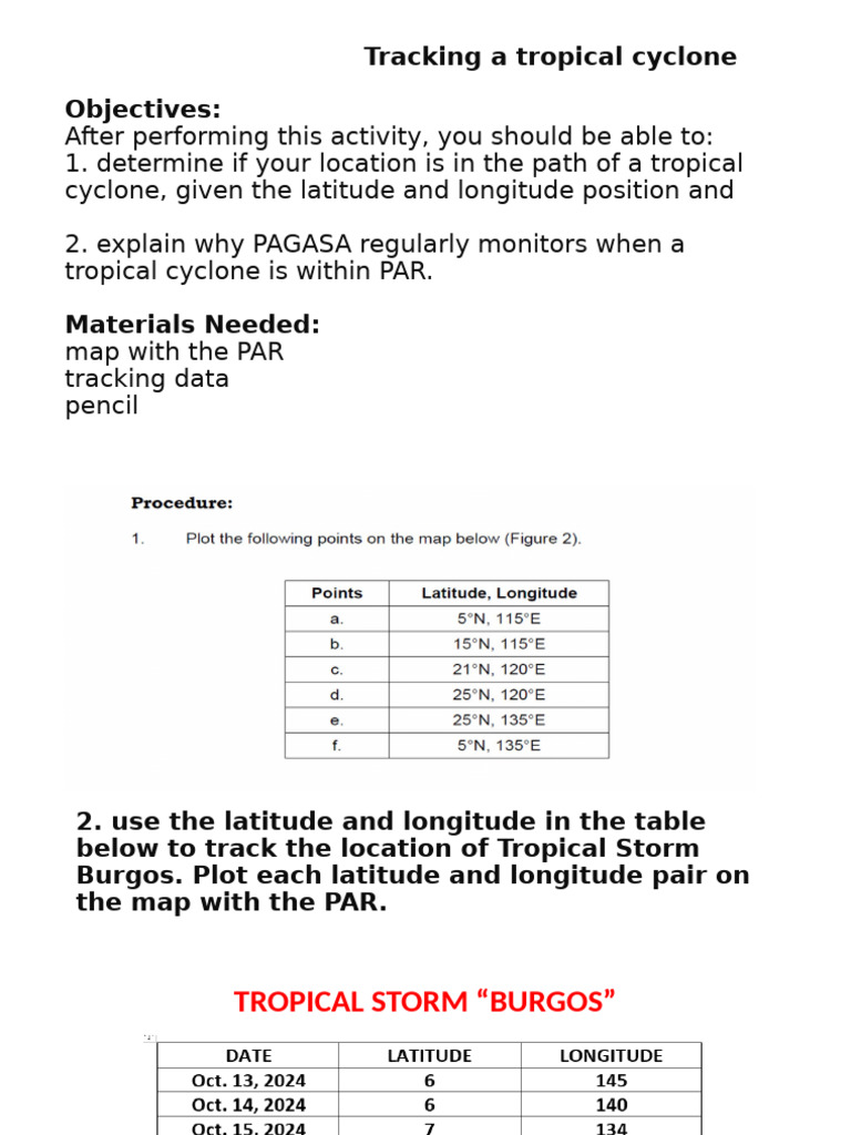 Typhoon Tracking | PDF | Social Science | Science & Mathematics