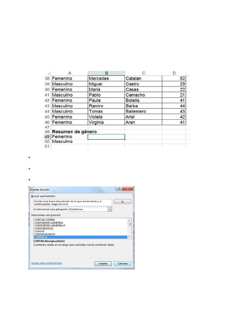 Actividad Extra Excel | PDF