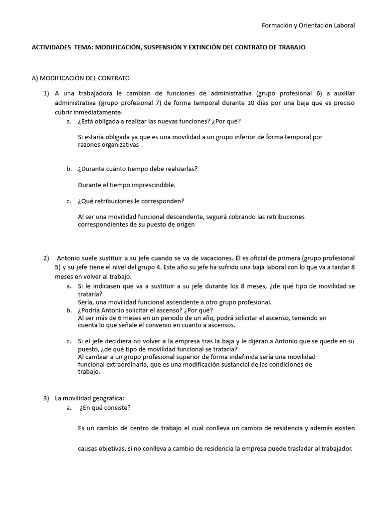 ACTIV - FOL Und 9 Modificación, Suspensión y Extinción Del Contrato ...