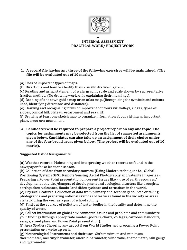 Geography Project - Grade 9 Term I 2022-23 | PDF | Meteorology | Earth ...