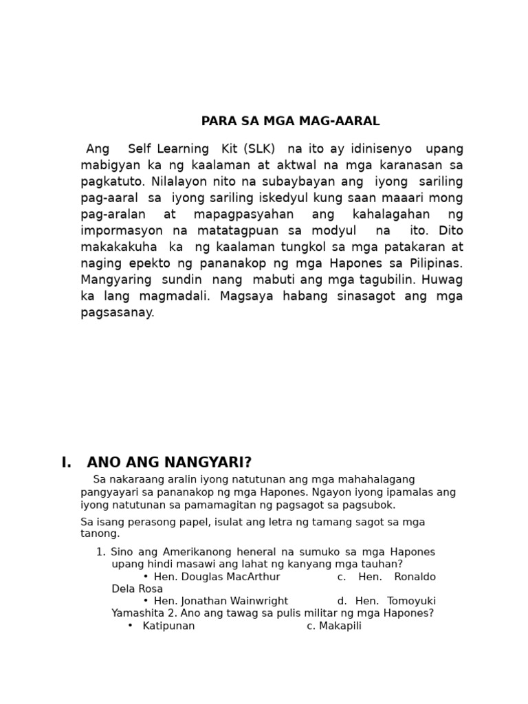 AP6 Q2 Modyul-6 | PDF