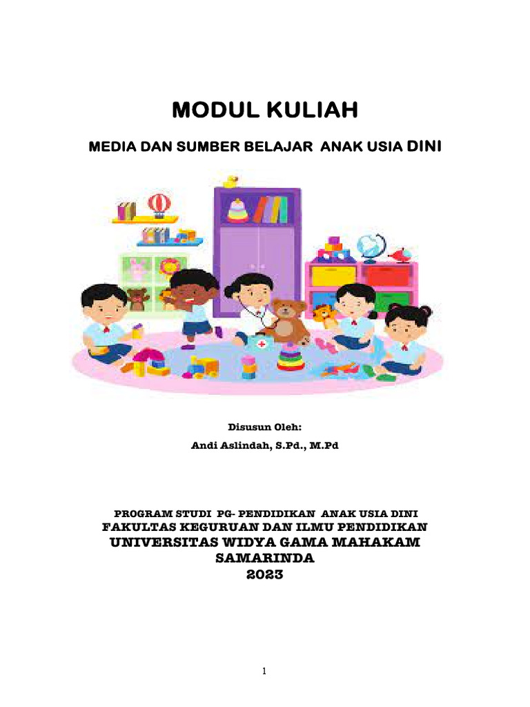 Modul Kuliah Media Dan Sumber Belajar Aud | PDF