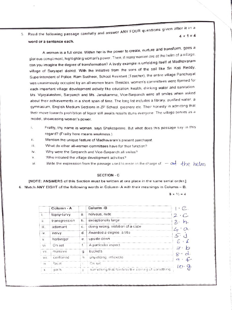 Grade 11 English Summary Key | PDF | Linguistics | Languages
