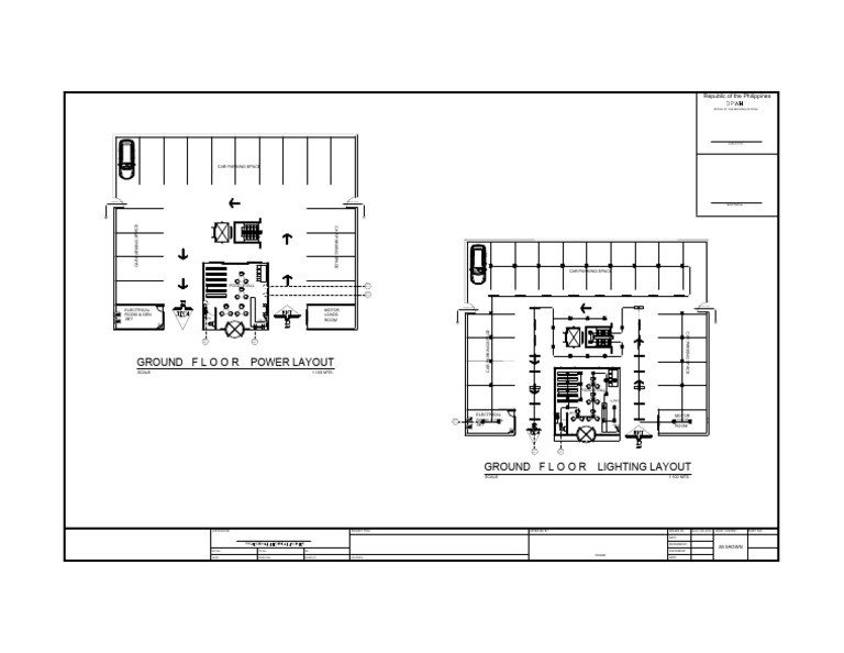 Ground Floor Electrical Layout Plan | PDF | Buildings And Structures
