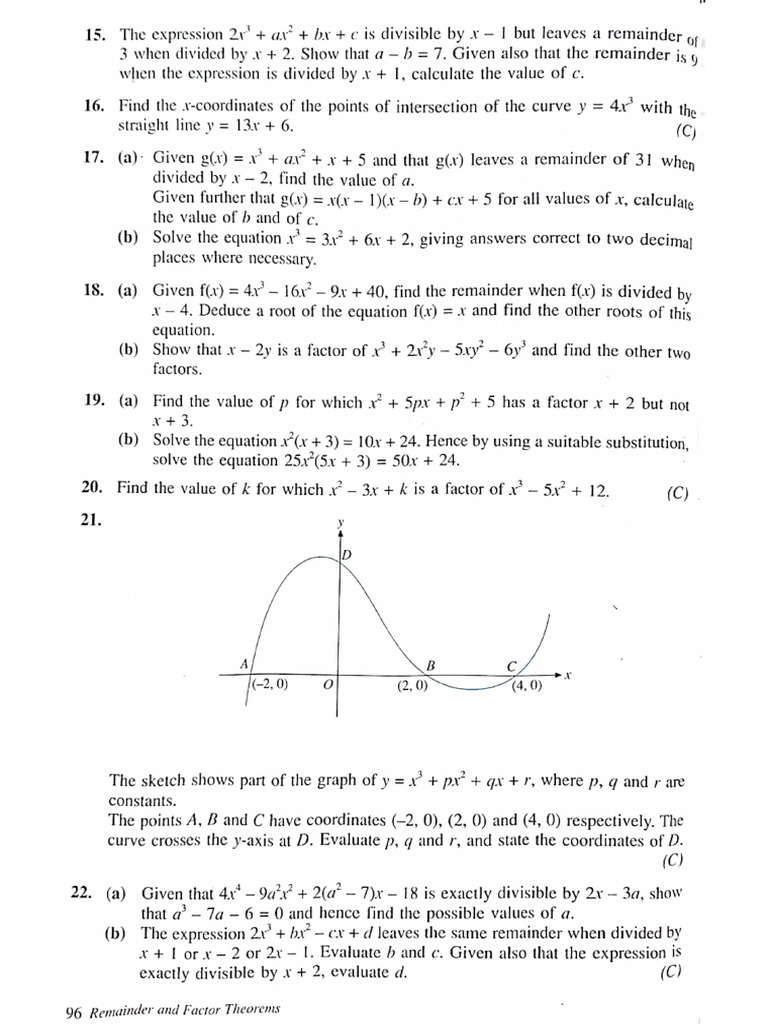 Polynomials Review | PDF