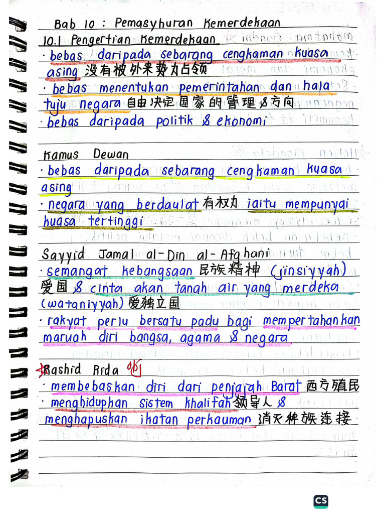 F4 Sejarah Bab10 | PDF