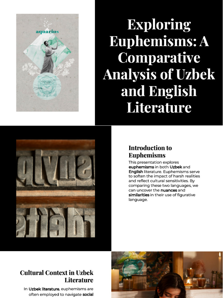 Euphemisms Uzbek and English Literature | PDF