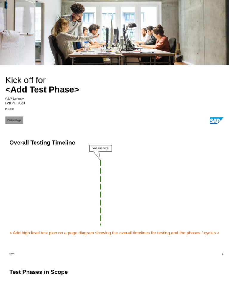 S4H - 497 Test Phase Kick Off Template | PDF | Computing | Information ...