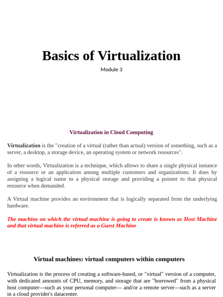 Memory Virtualization in Cloud Computing | PDF | Virtual Machine | Virtualization