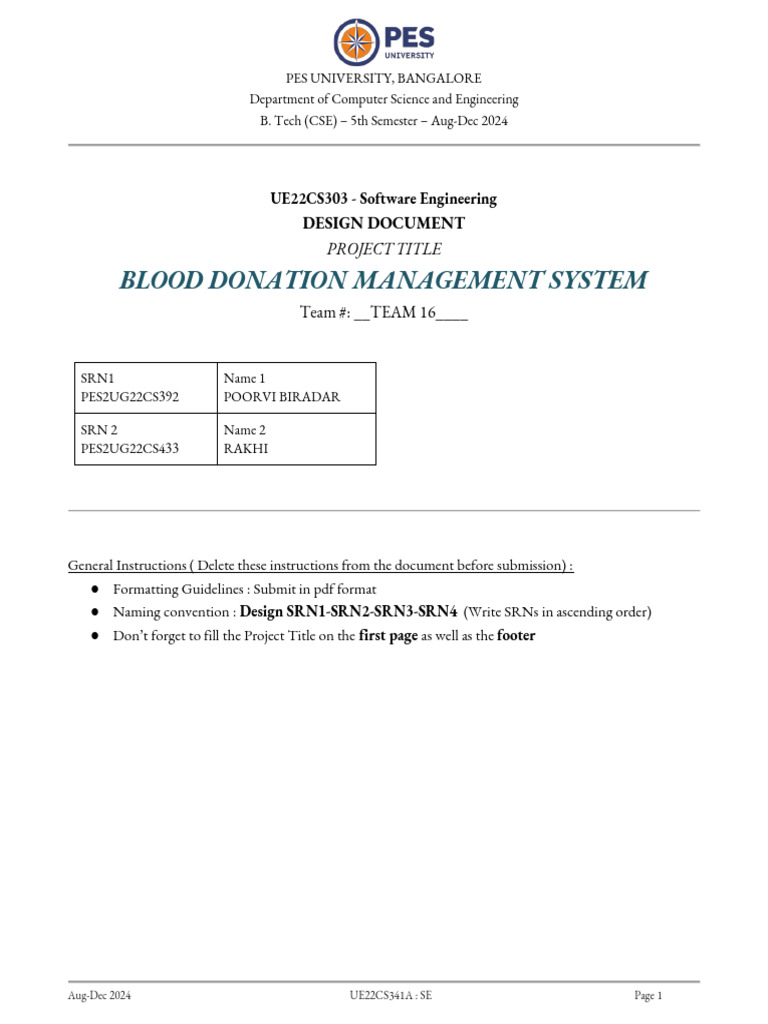 16 Blood Donation Management Systen | PDF