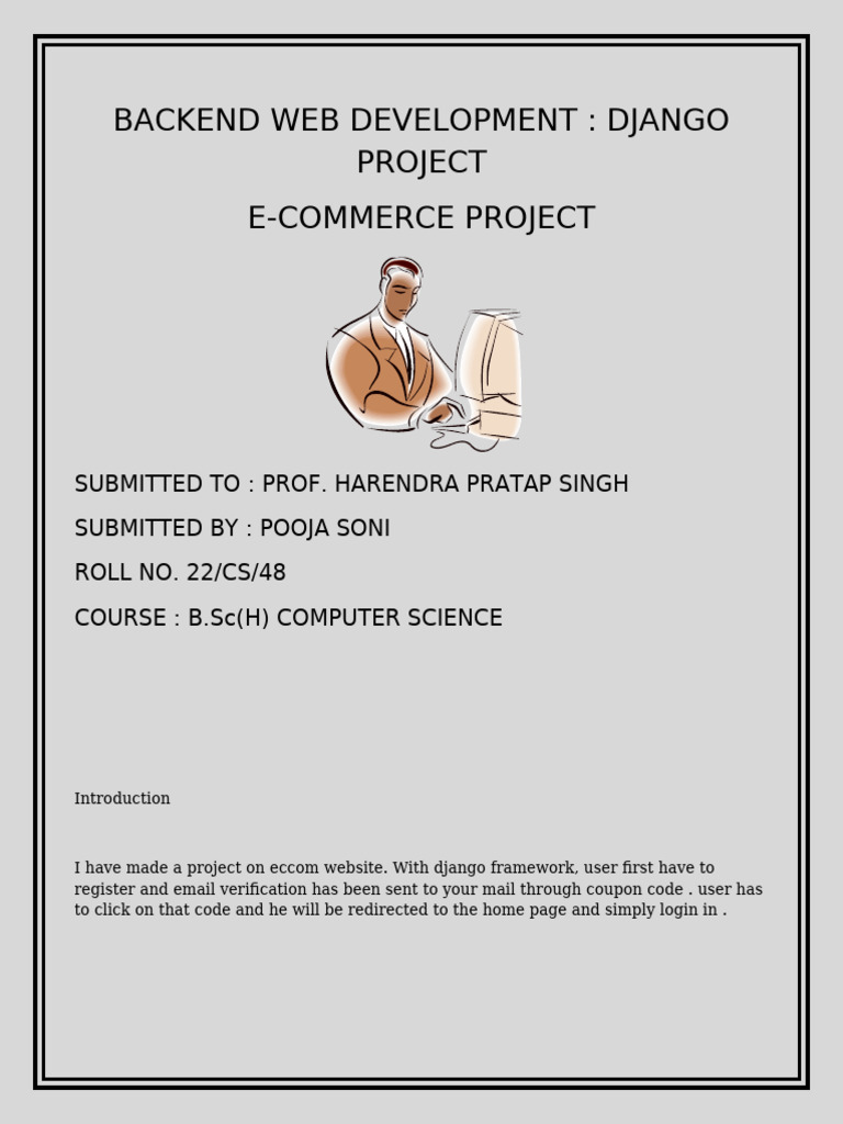 Django E-Commerce Project Overview | PDF | Computers