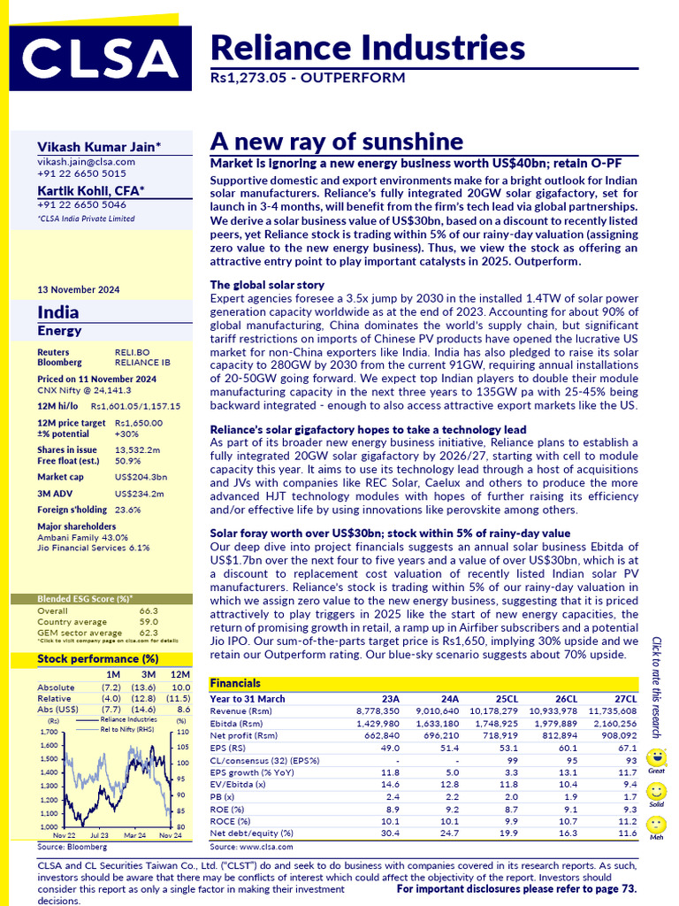 A New Ray of Sunshine | PDF | Solar Power | Renewable Energy